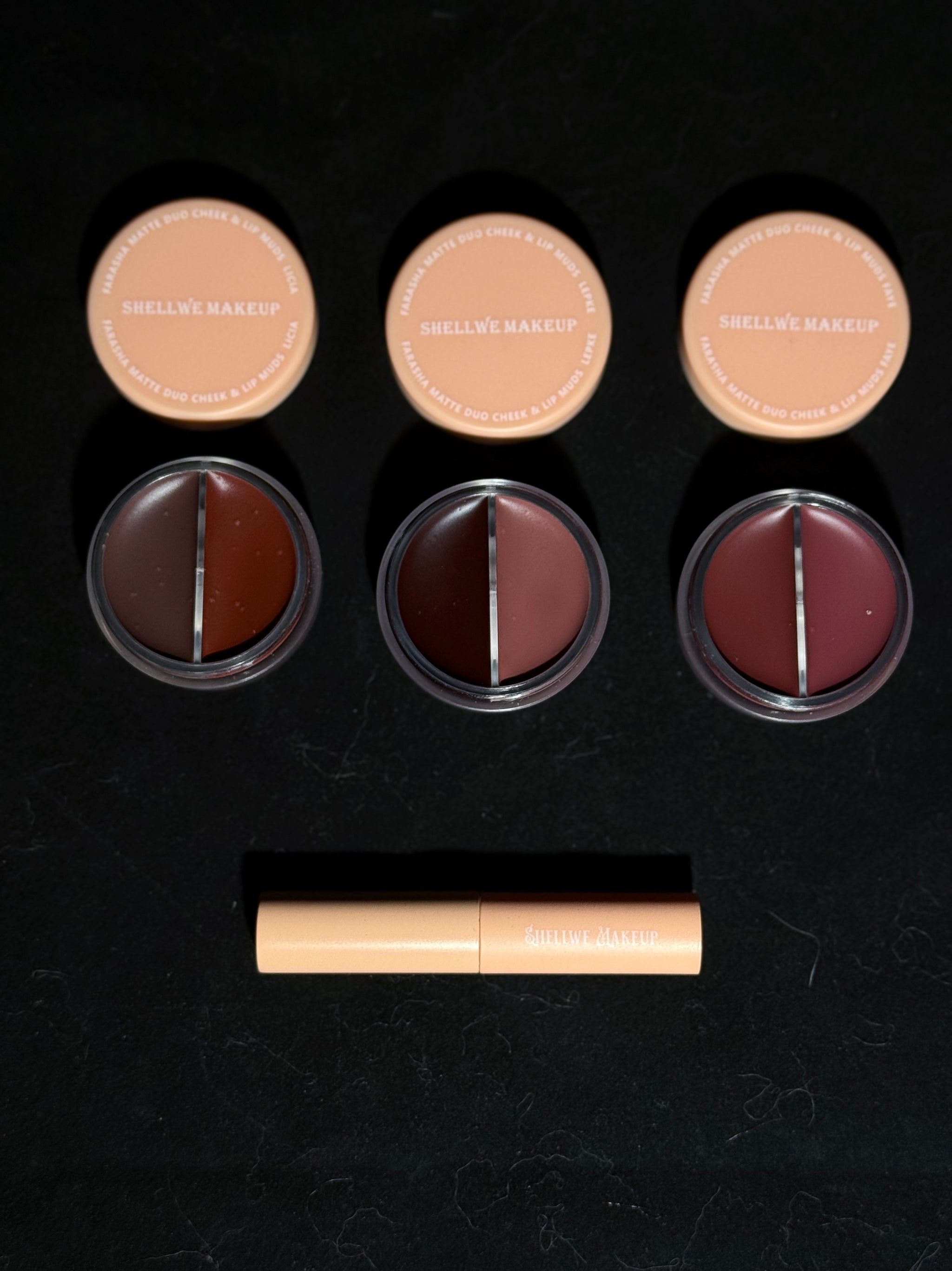 Farasha Duo Lip Mud Blush – Shellwe Makeup